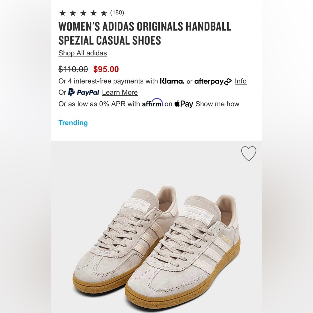 Adidas Originals Handball Spezial Casual Shoe. Worn O… - Gem